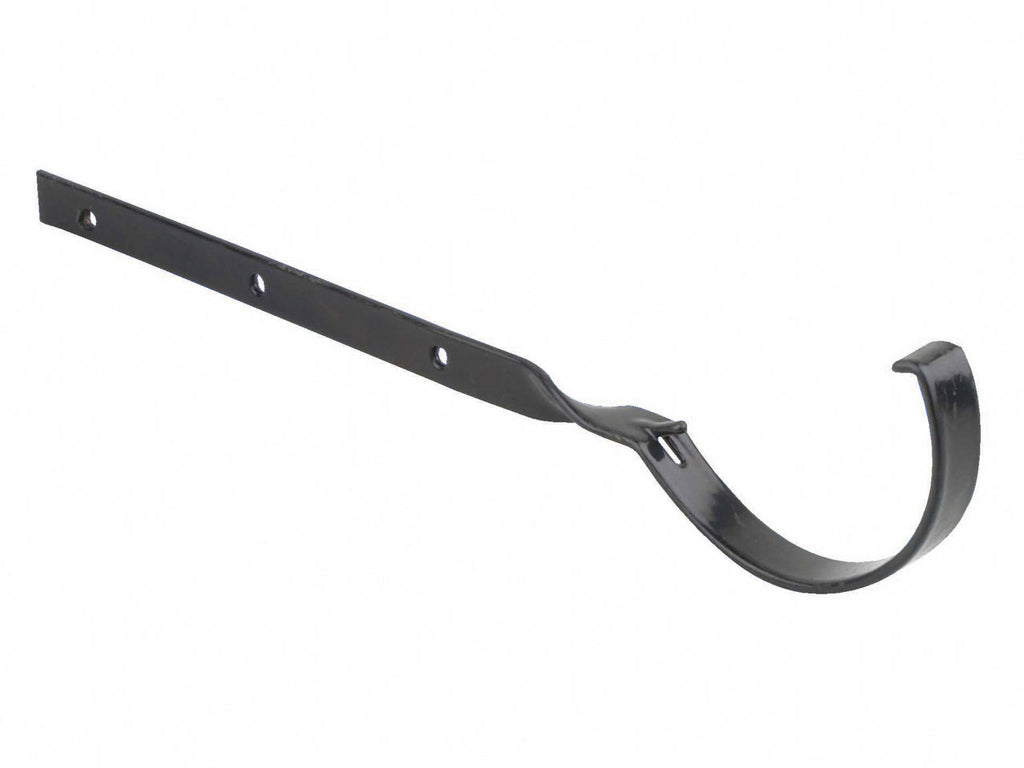 0T746B -Osma 112mm Half Round Side Rafter Bracket - PVC Coated Steel ...