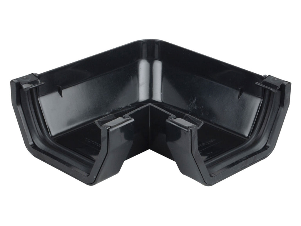 4T803 - Osma 100mm Square Line Gutter 90 Degree Angle – gutters.co.uk