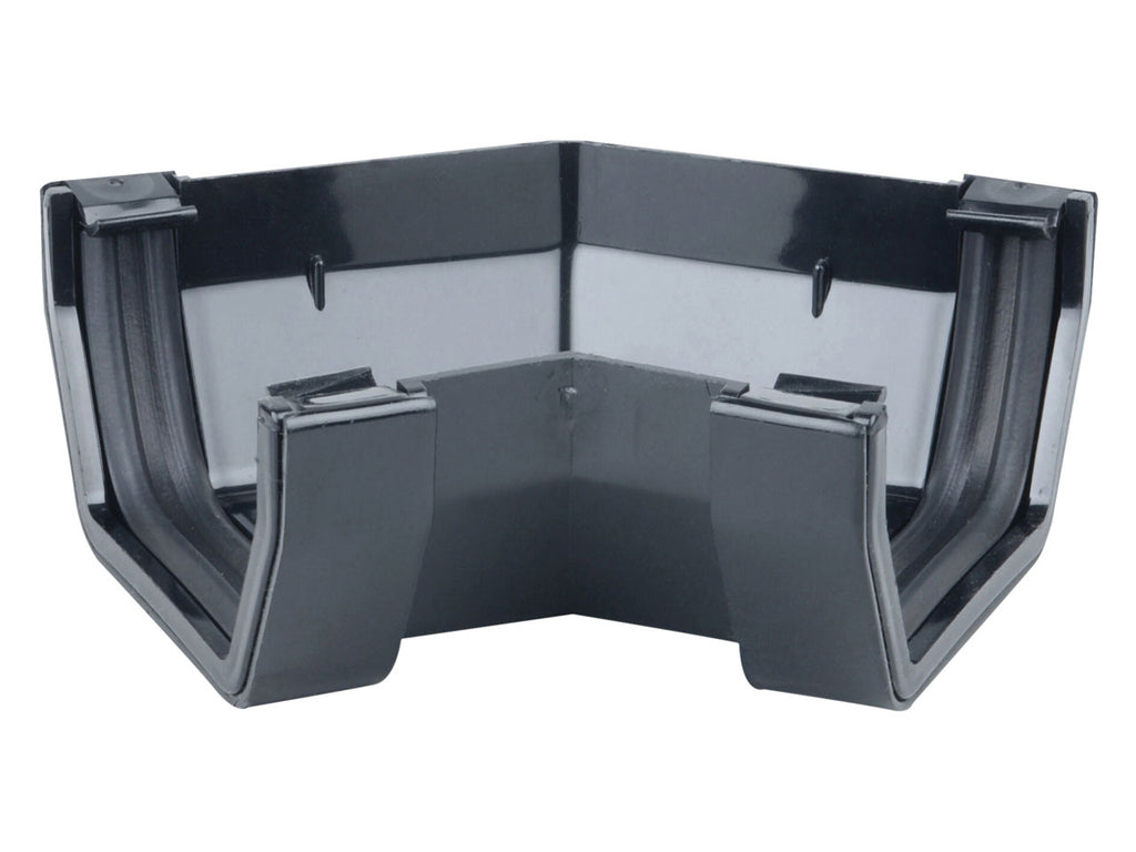 4T804 - Osma 100mm Square Line Gutter 45 Degree Angle – gutters.co.uk