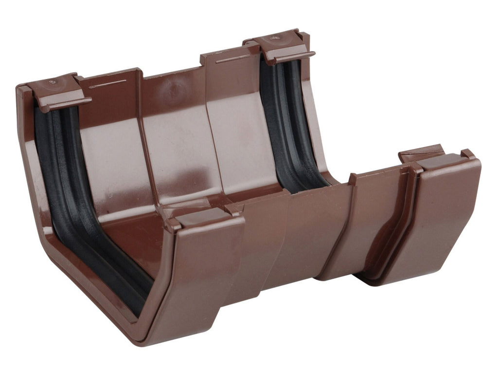 4T809 - Osma 100mm Square line Gutter Union – gutters.co.uk
