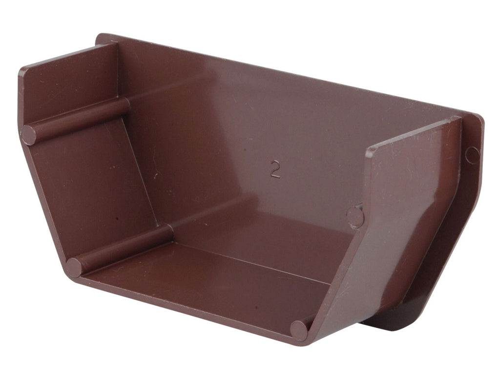 4T810- Osma 100mm Square Line Gutter Internal Stopend – gutters.co.uk