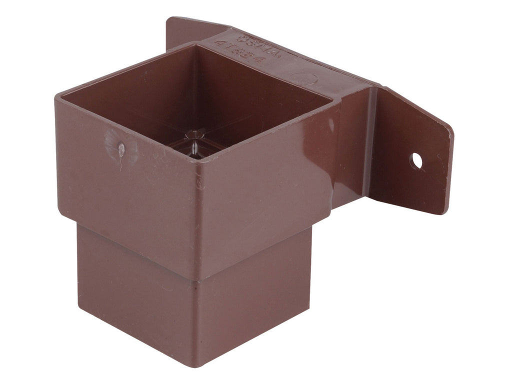 4T824 - Osma 61mm Square Downpipe Pipe Connector and Bracket -Stand Of ...