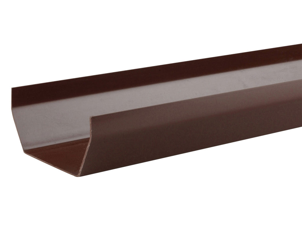 4T874 - Osma 100mm Square Line Gutter - 4mtr – gutters.co.uk