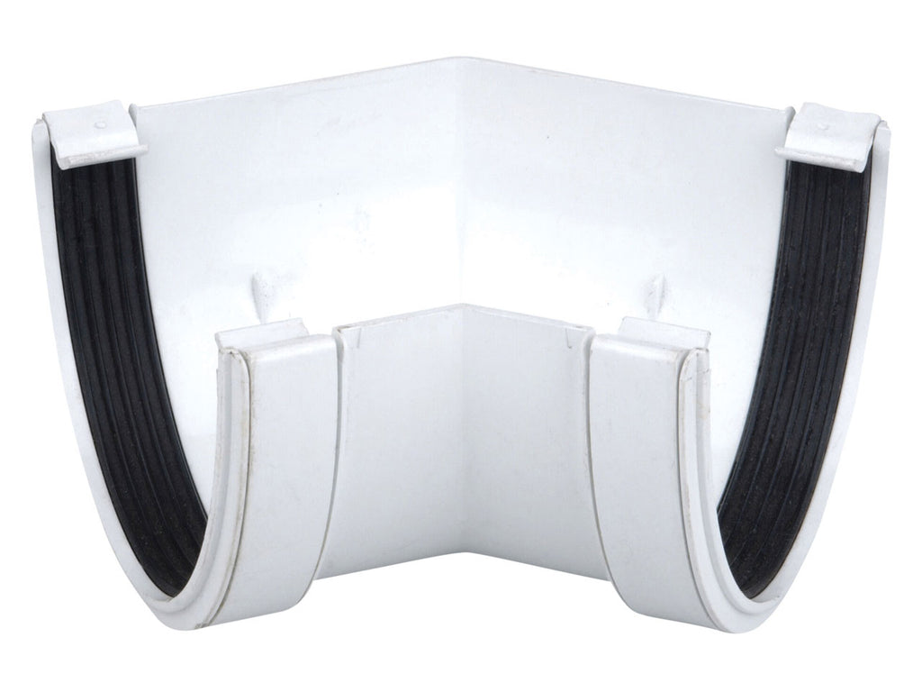9T904- Osma 113mm x 76mm Deep Line Gutter 45 Degree Angle – gutters.co.uk