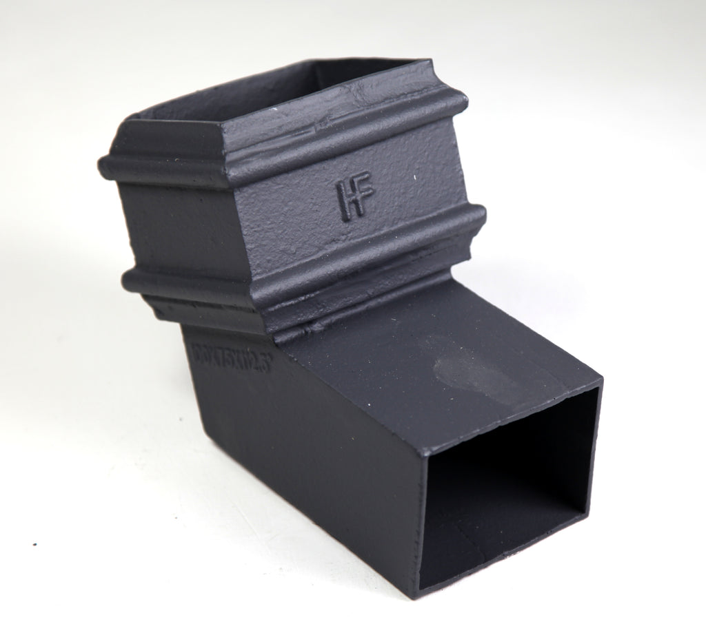 Cast Iron Rectangular 112.5 Degree Front Bend – gutters.co.uk