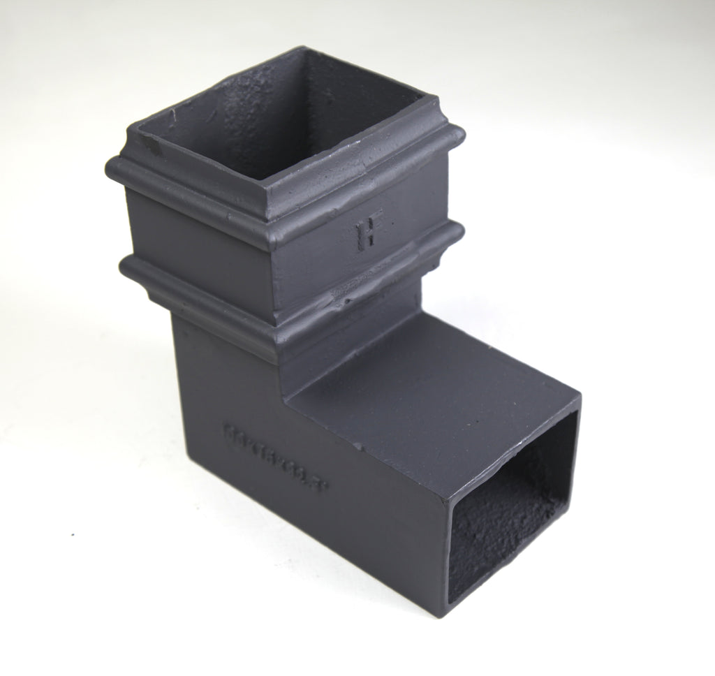 Cast Iron Rectangular 92.5 Degree Front Bend – gutters.co.uk