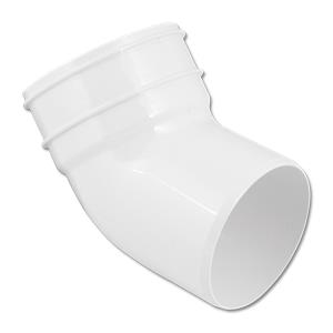 SP435 - Floplast 110mm Pipe Bottom Offset - 135/45 Degree – gutters.co.uk