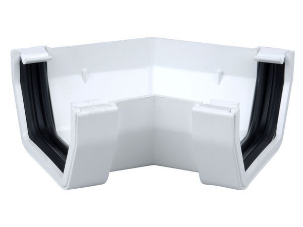 4T804 - Osma 100mm Square Line Gutter 45 Degree Angle – gutters.co.uk
